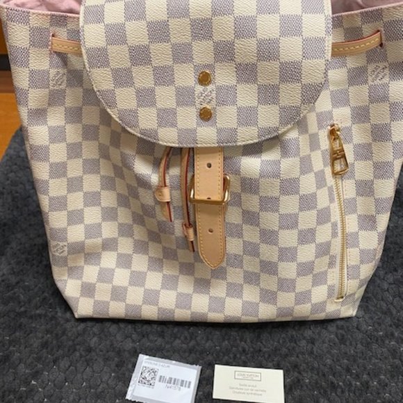 Louis Vuitton | Accessories | Louis Vuitton Damier Azur Sperone ...